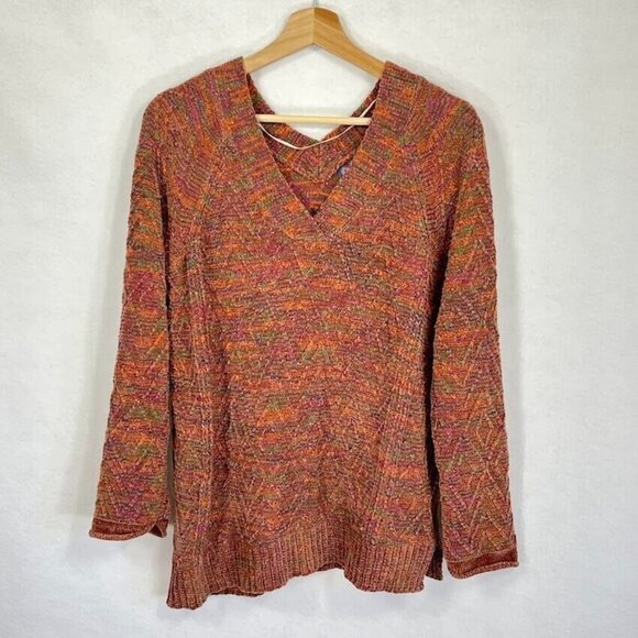 Democracy | Sweaters | Democracy Double Vneck Chenille Oversized ...